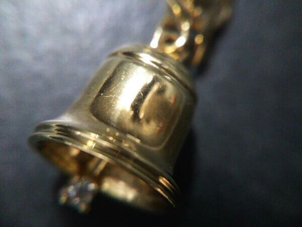 Yahoo!オークション - 【K18】ダイヤモンド0.03ct トップ ベル アクセ...