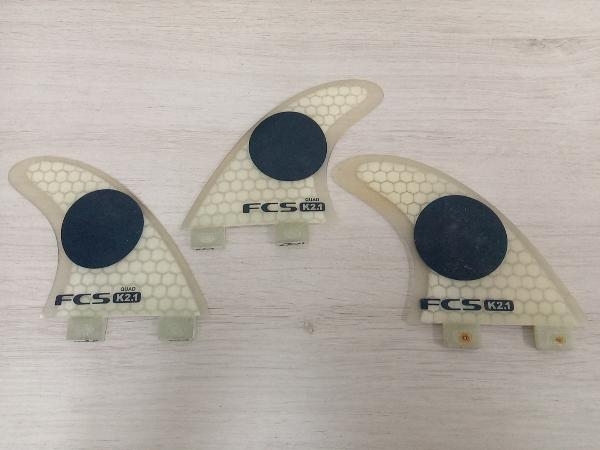 Yahoo!オークション - FCS K2.1 QUAD サーフボード フィン 3枚セット ...