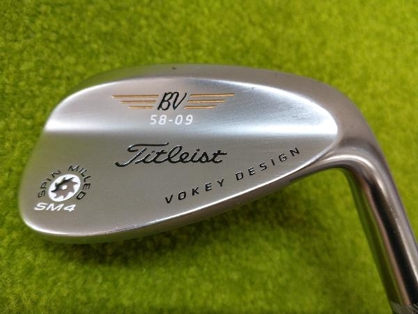 Yahoo!オークション - Titleist VOKEY SPIN MILLED SM4 58-09 472g