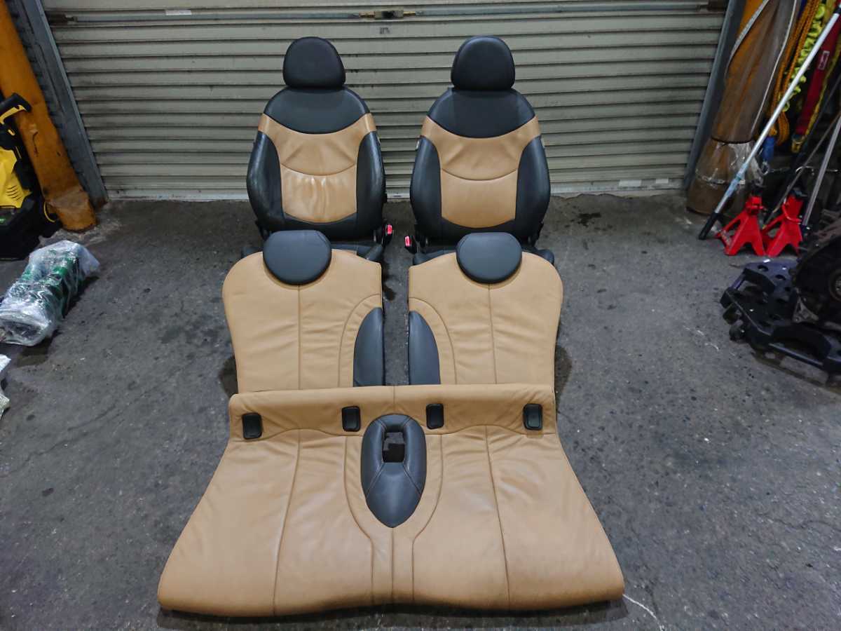 Yahoo!オークション - H001【希少 オプション】レザーシート ミニクー...