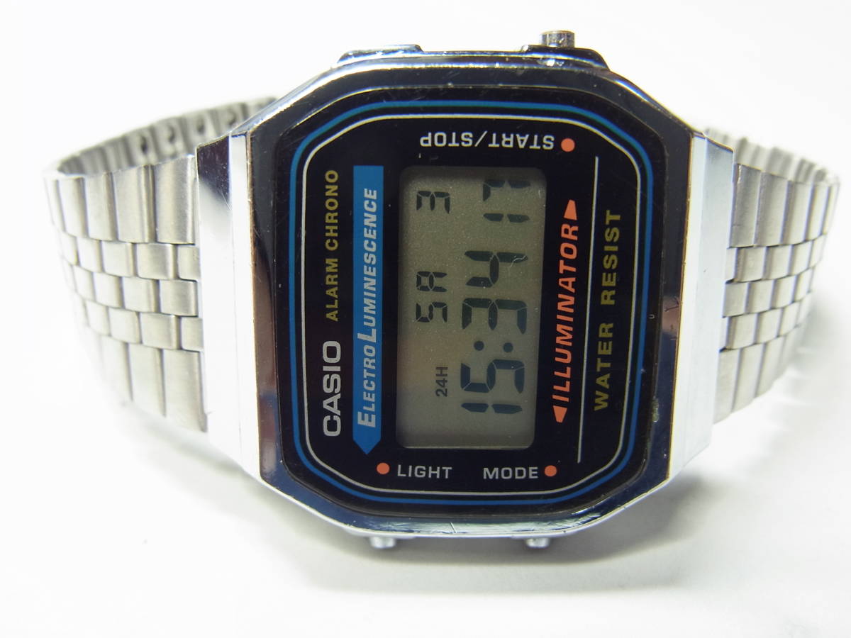 Yahoo!オークション - 2209 カシオ ILLMINATOR 1572 A168 アラームクロ...