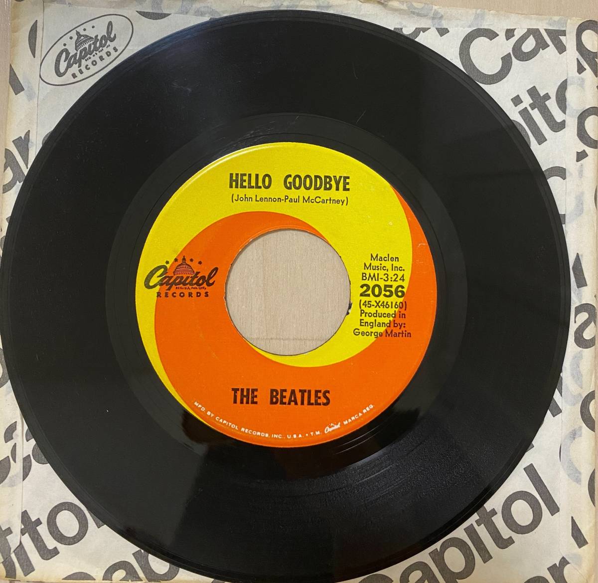 Yahoo!オークション - THE BEATLES/HELLO GOODBYE/I AM THE WALRUS/US...