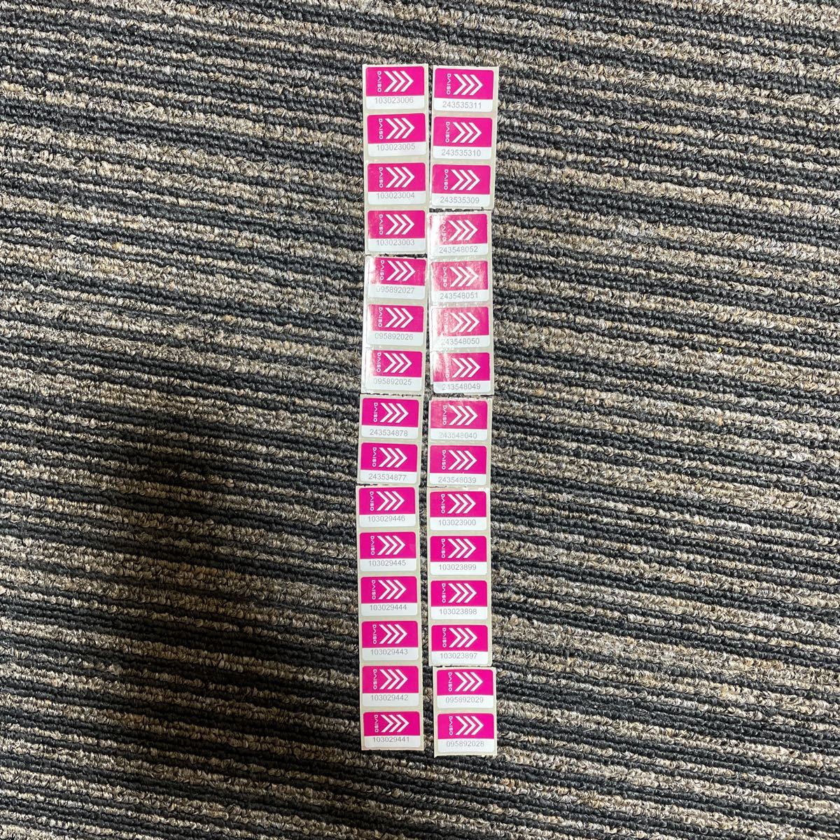 Yahoo!オークション - ダイソーシール キャンペーン シール DAISO 30枚