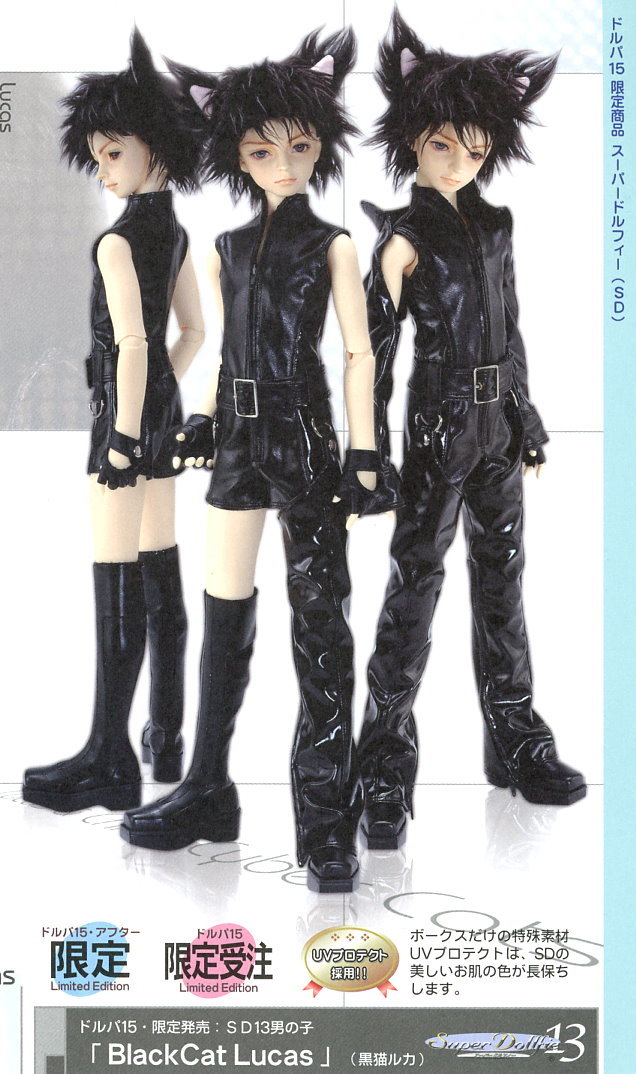 Yahoo!オークション - 【新品・未使用】ボークス SD13男の子 黒猫ルカ ...