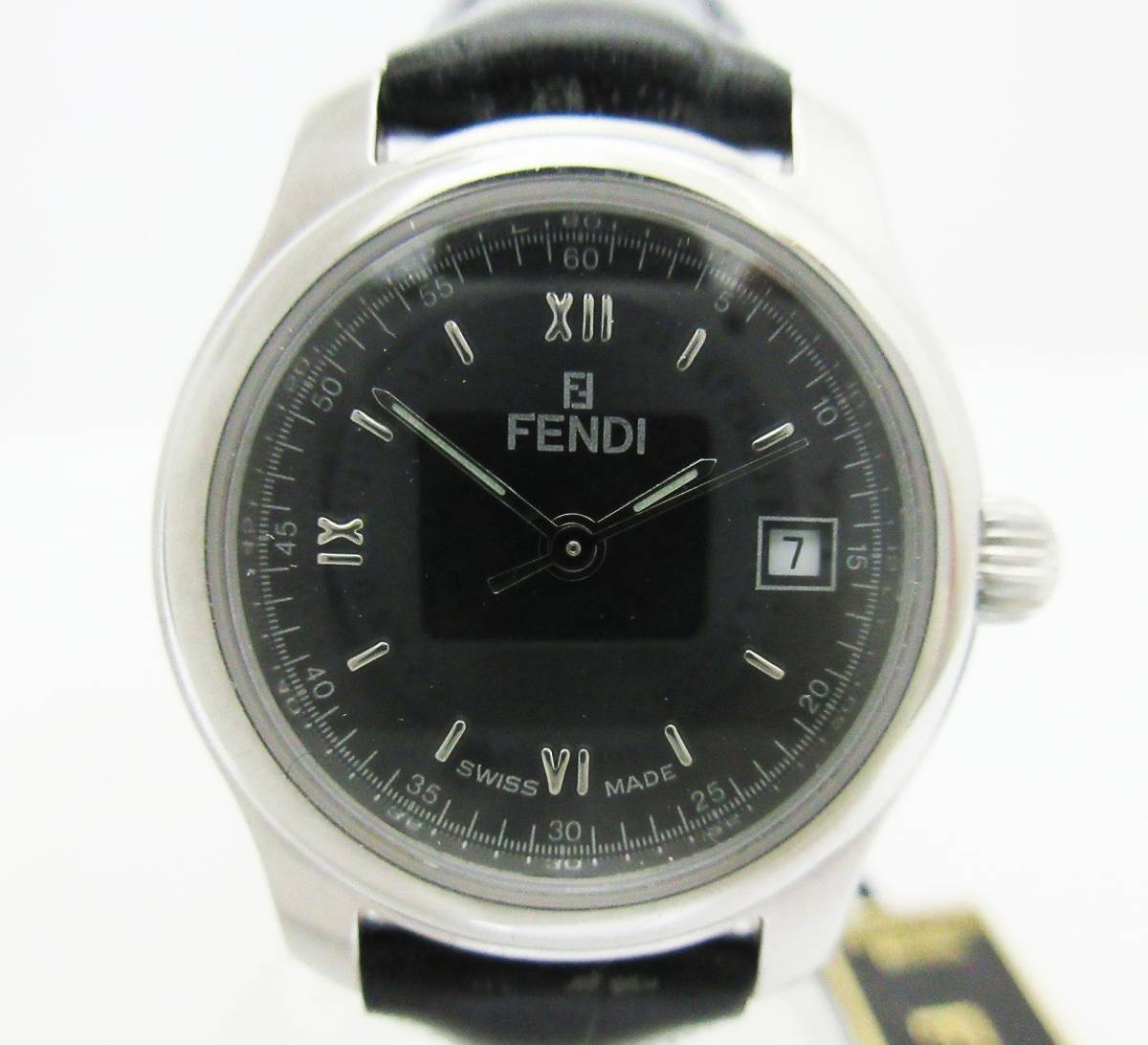 Yahoo!オークション - B96【レディース腕時計】フェンディ 210L 黒文字...