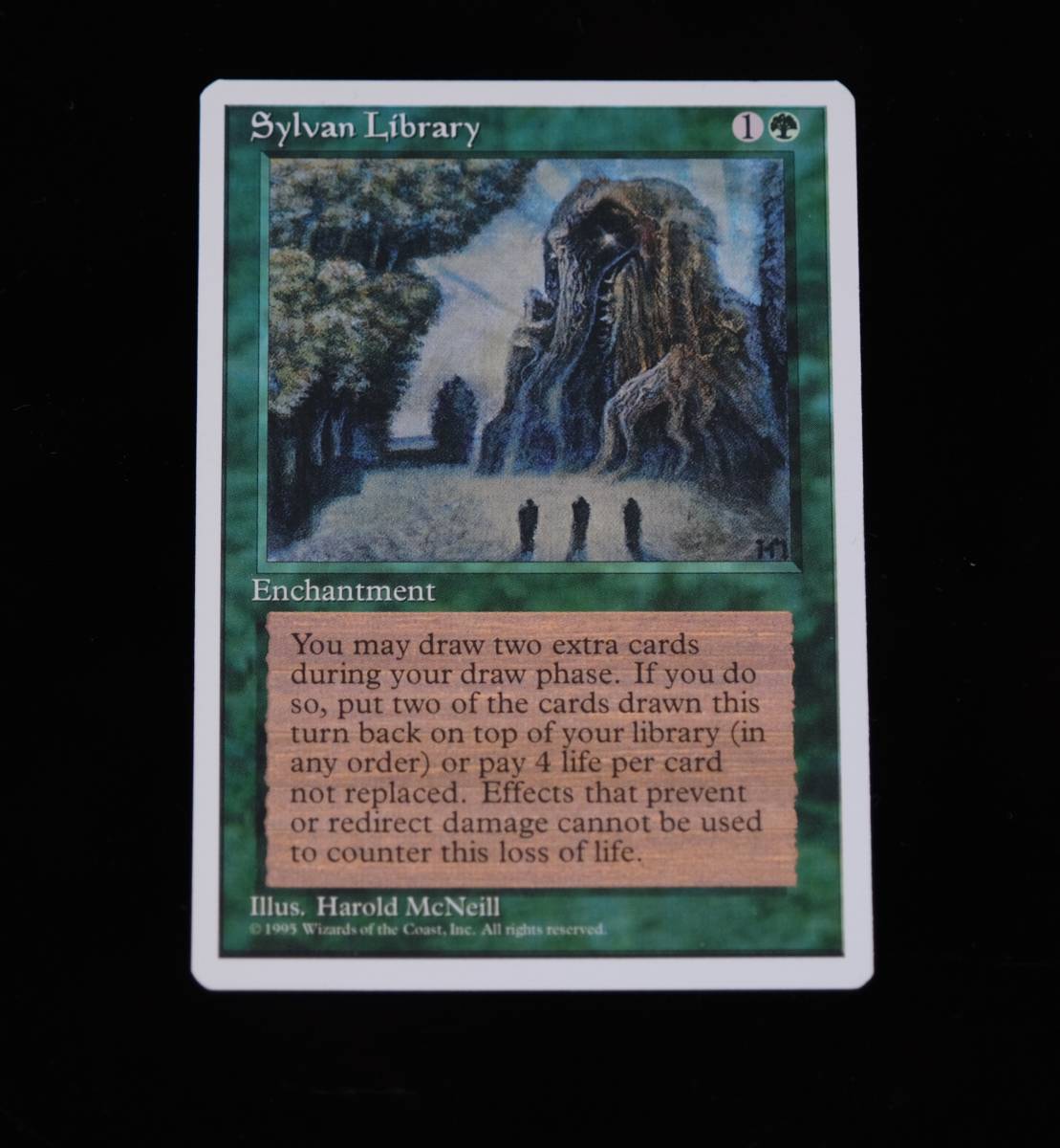 Yahoo!オークション - Mtg《森の知恵/Sylvan Library》[5th] 緑R Magi...