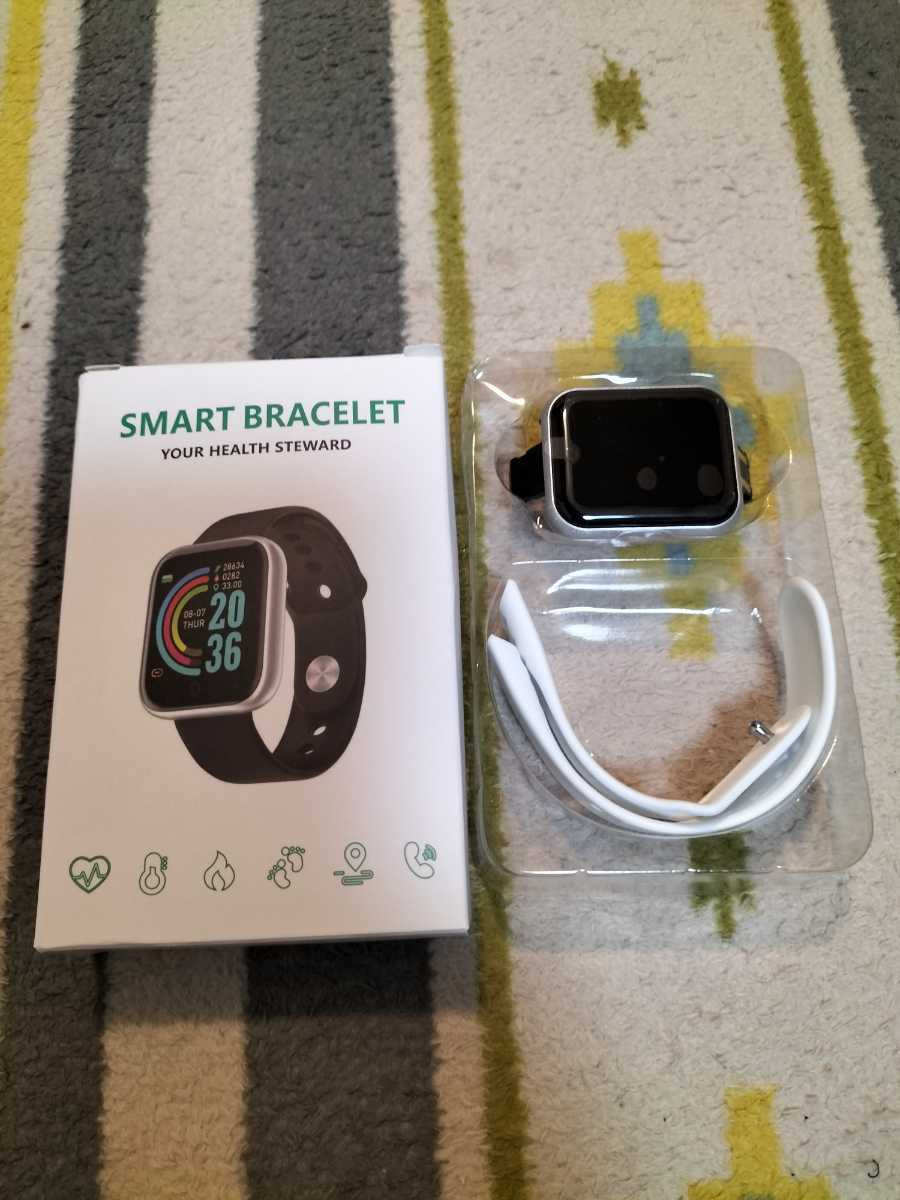 Yahoo!オークション - Y68スマートウォッチ新品ホワイト