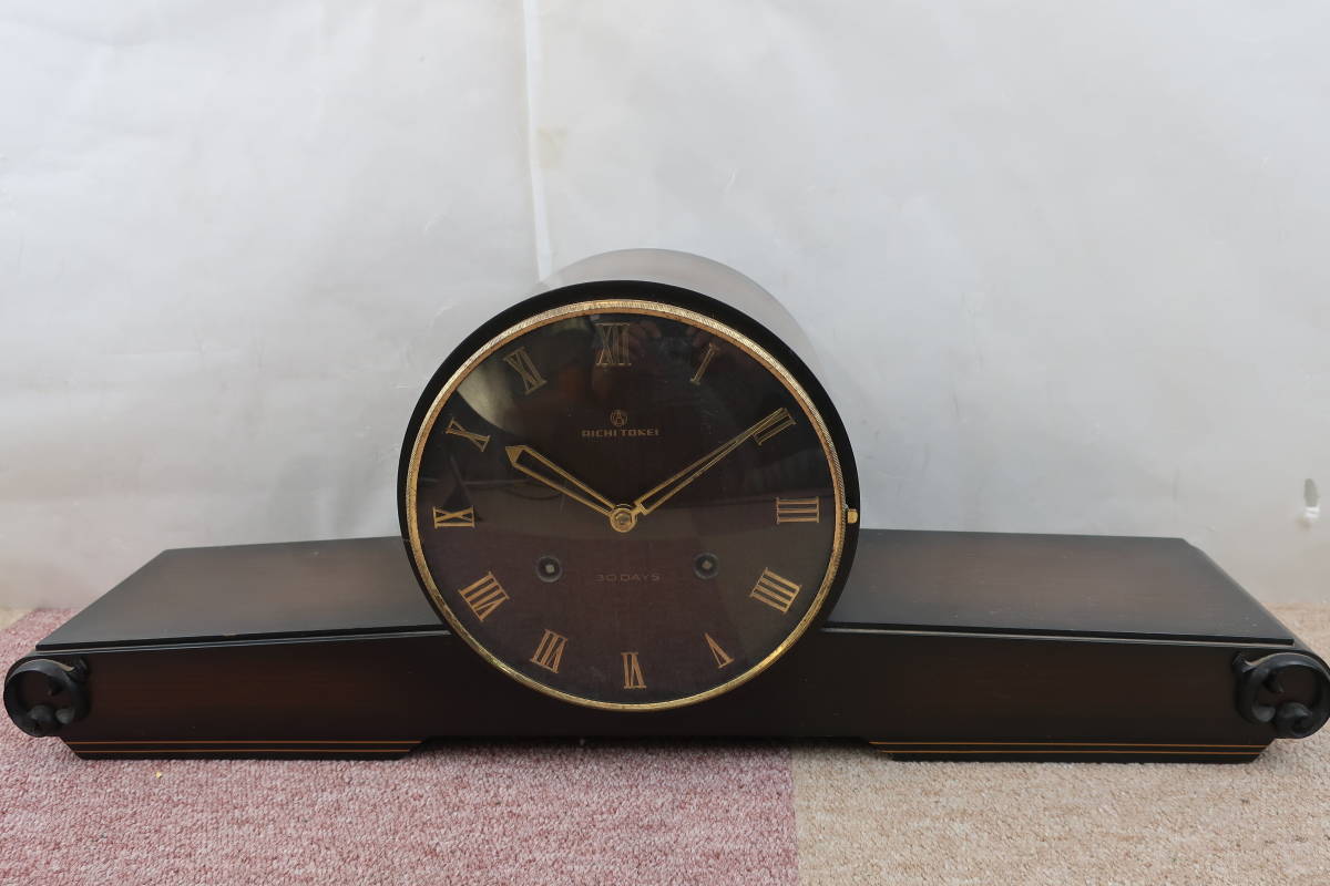 Yahoo!オークション - HS/ AICHI TOKEI アイチ時計 30DAYS 置時計 ゼ...