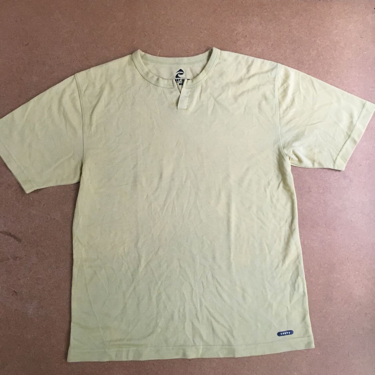 Yahoo!オークション - GERRY COSBY ヘンリーネック 半袖Tシャツ ジェリ...