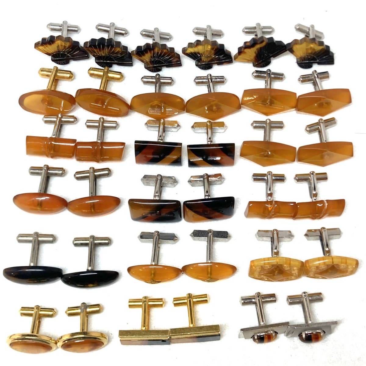 Yahoo!オークション - [琥珀カフスおまとめ]重量約126g コハク こは...