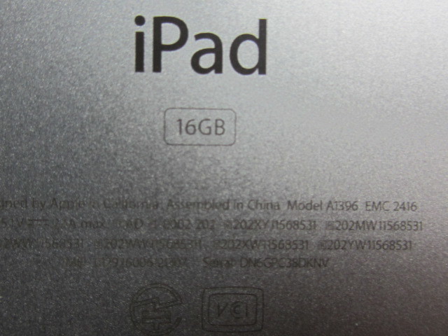 Yahoo!オークション - ジャンク softbank ipad a1396 タブレット 10型 ...