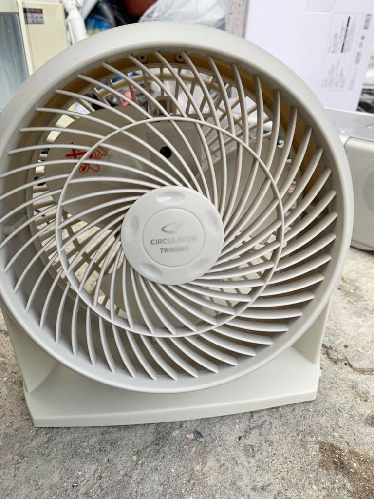 Yahoo!オークション - 動作品 KJ-4071 TWINBIRD フロア型サーキュレー...