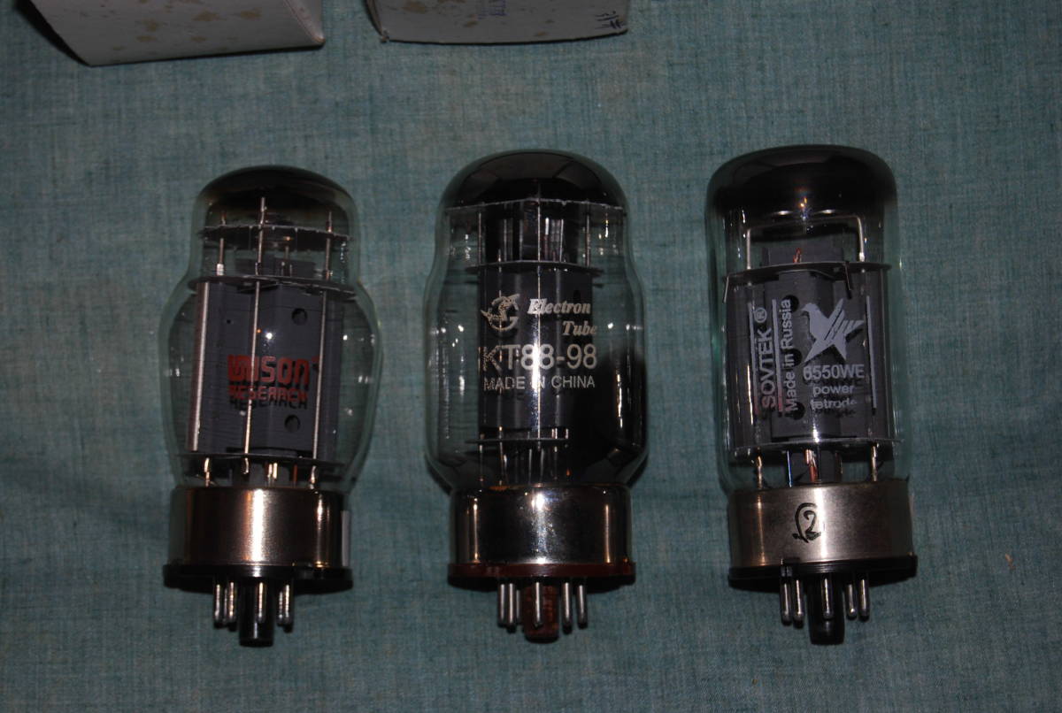 Yahoo!オークション - KT88 1本 6550 1本 不明1本 出力管