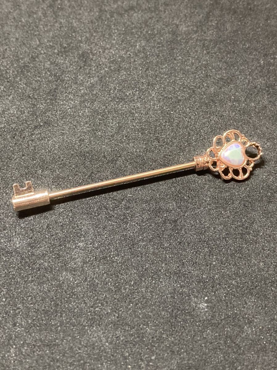 Yahoo!オークション - 送料84円〜 ピンクゴールド 14G 38mm 鍵 キー ハ...