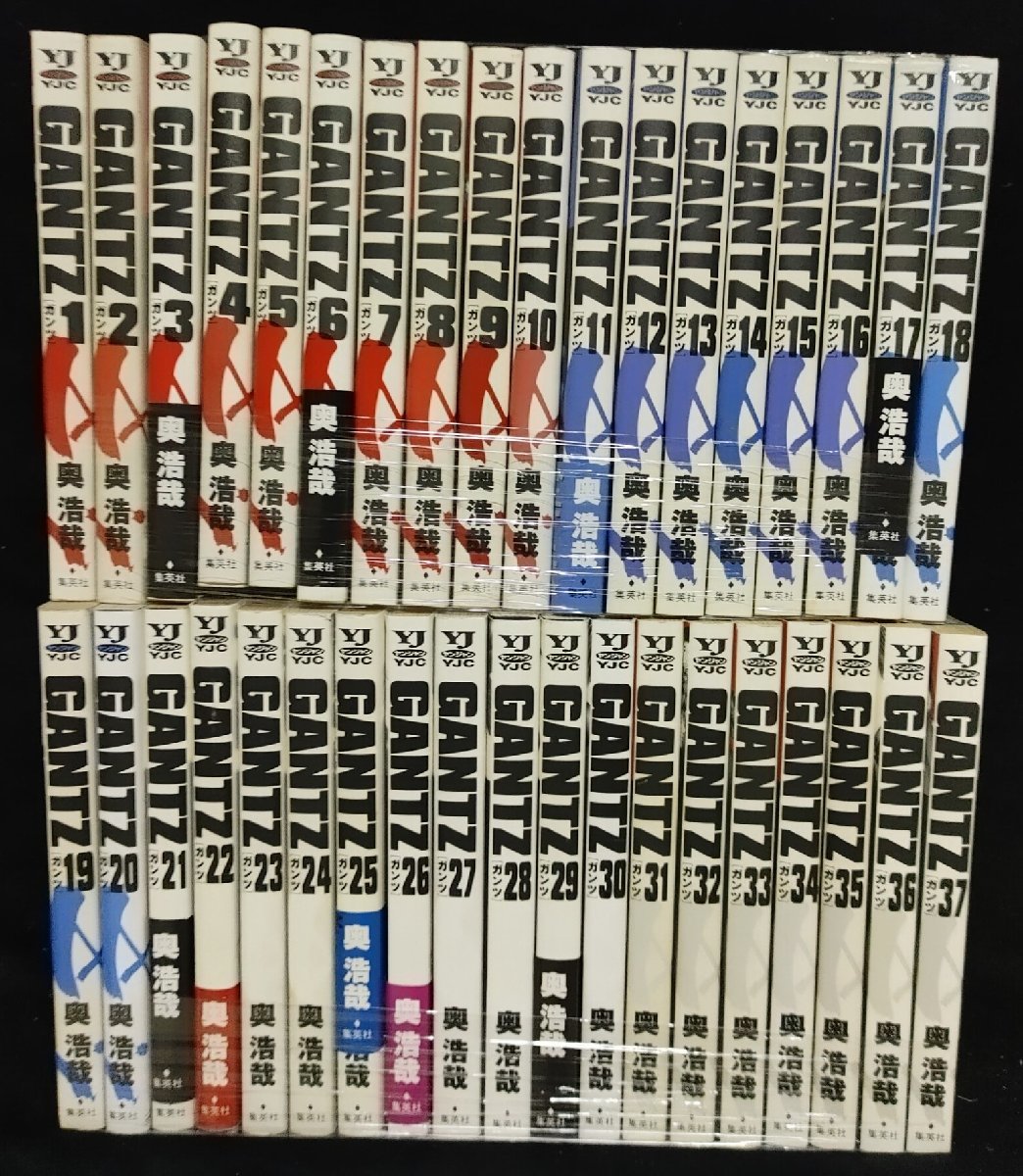 Yahoo オークション Gantz ガンツ 全37巻 奥浩哉 未手入れ