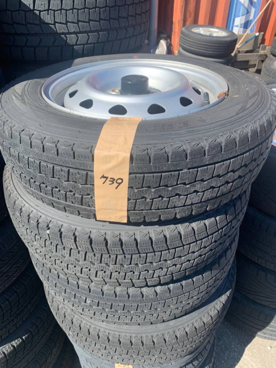 Yahoo!オークション - Y739 155/80R14 DUNLOP ダンロップ 2018年 PCD10...