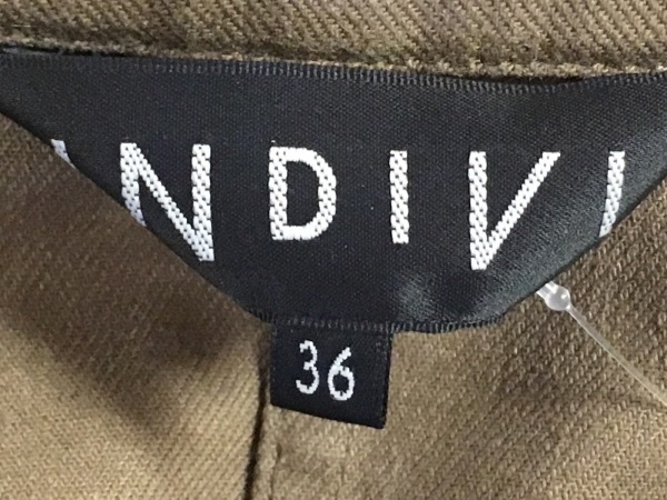 Yahoo!オークション - インディビ INDIVI サイズ36 S ブラウン レディ...