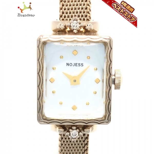 Yahoo!オークション - NOJESS(ノジェス) 腕時計 - レディース ホワイト...