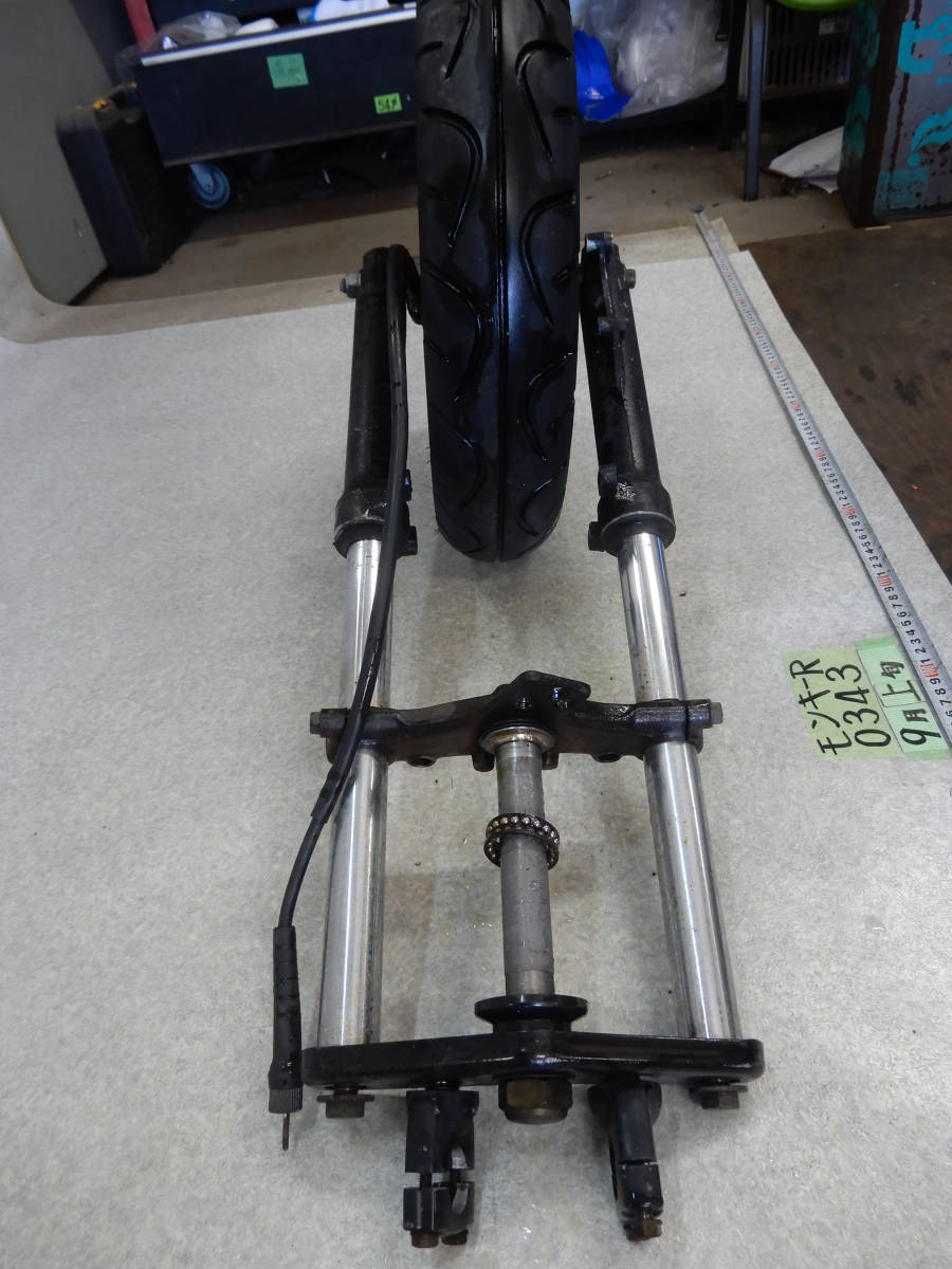 Yahoo!オークション - 0343 AB22 モンキーR フロントフォーク ホイール...