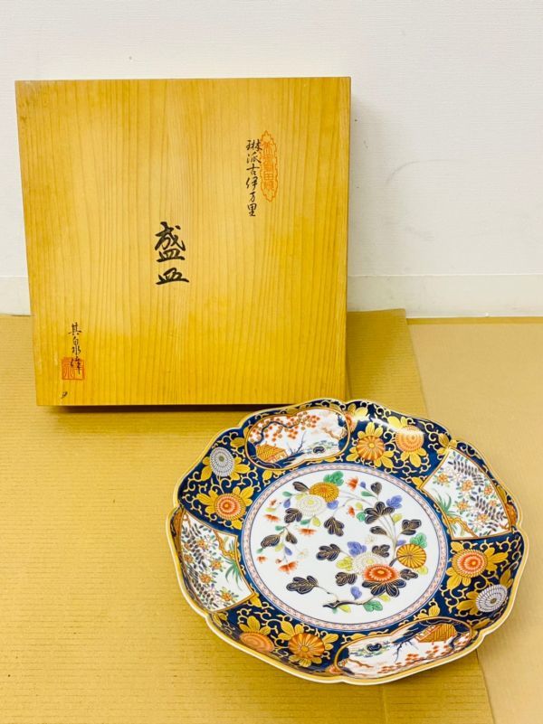 Yahoo!オークション - X640-K37-144 有田焼 古伊万里 基泉 琳派 共箱/...