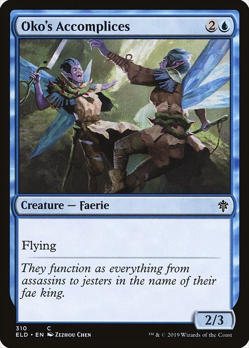 Yahoo!オークション - MTG 青/英語版 《オーコの取り巻き/Oko's Accomp...