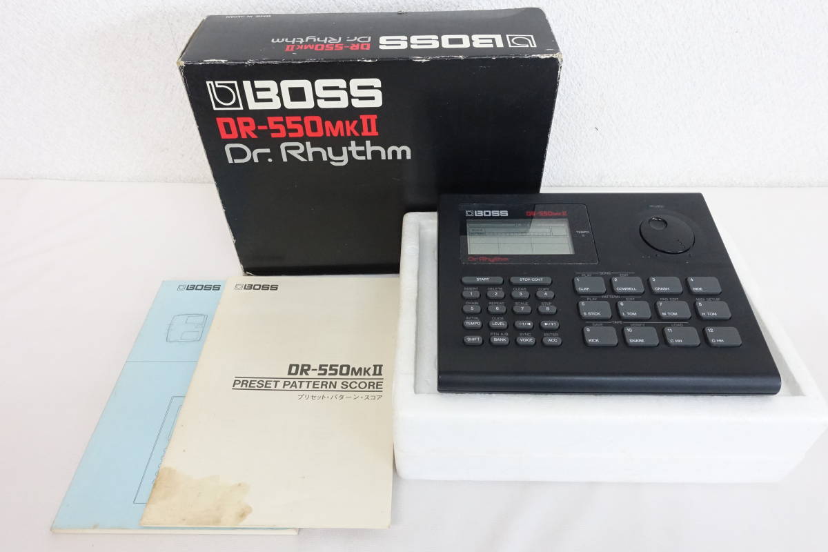 Yahoo!オークション - （71）BOSS/ボス Dr.Rhythm DR-550 MKⅡ リズム...