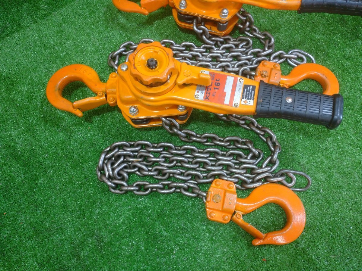 格安スタート 品 KITO キトー レバーブロック LB016 1.6t 2台セット アクトツール久留米店 店頭同時販売(その他)｜売買されたオークション情報、yahooの商品情報をアーカイブ ...