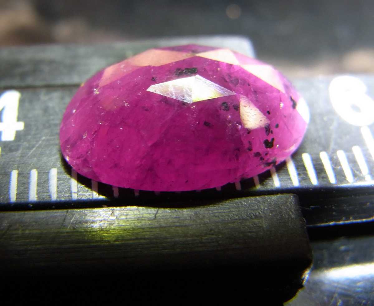 Yahoo!オークション - ローズカット ルビー 4.7ct ②