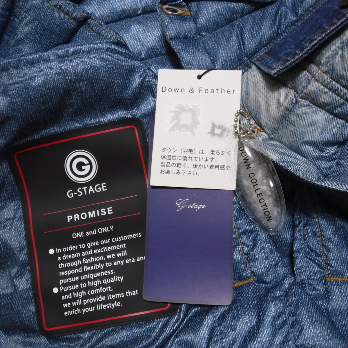 Yahoo!オークション - TT407 ジーステージ G-stage 新品 ダウンベスト ...