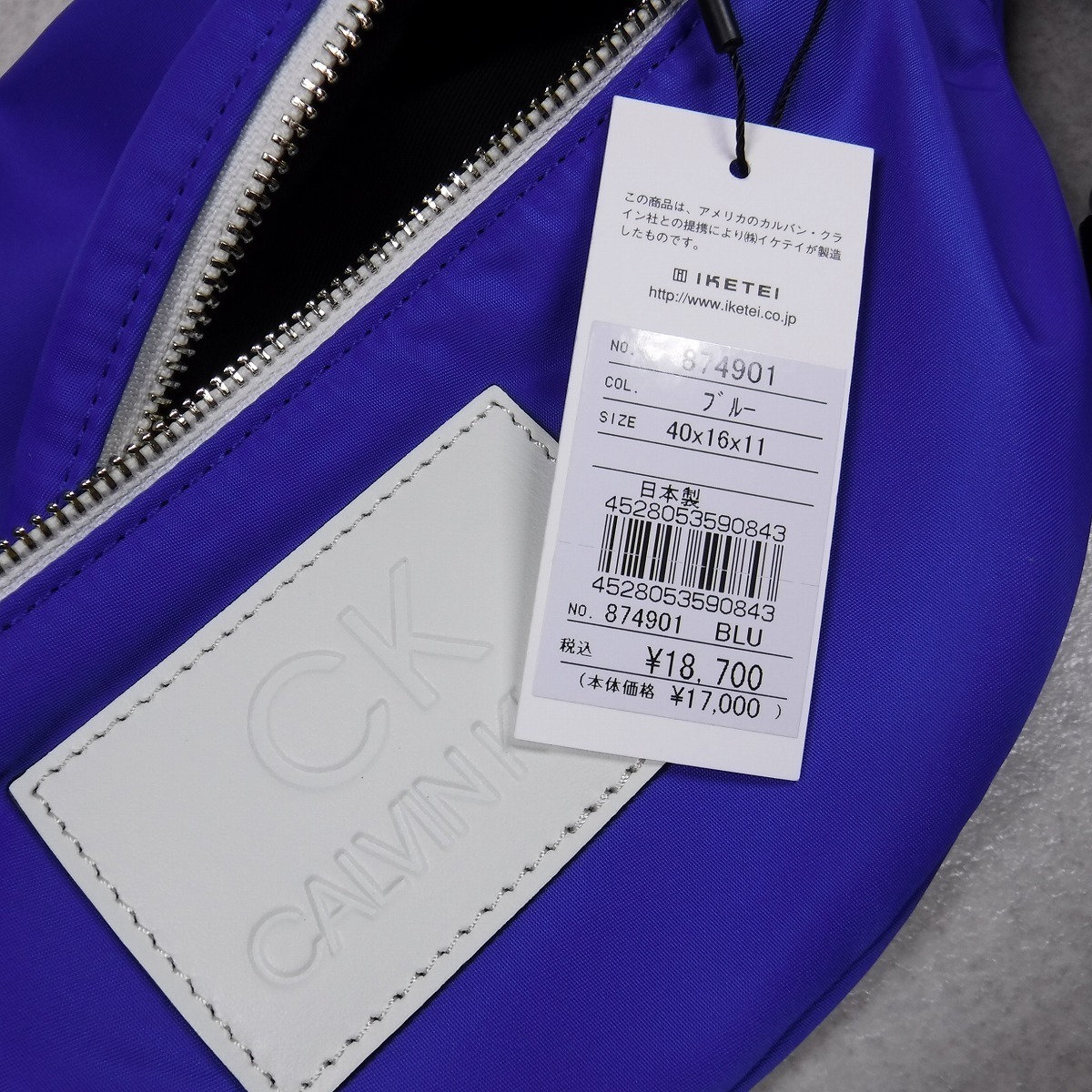 Yahoo!オークション - BB224 CK カルバンクライン 新品 定価18700円 ワ...