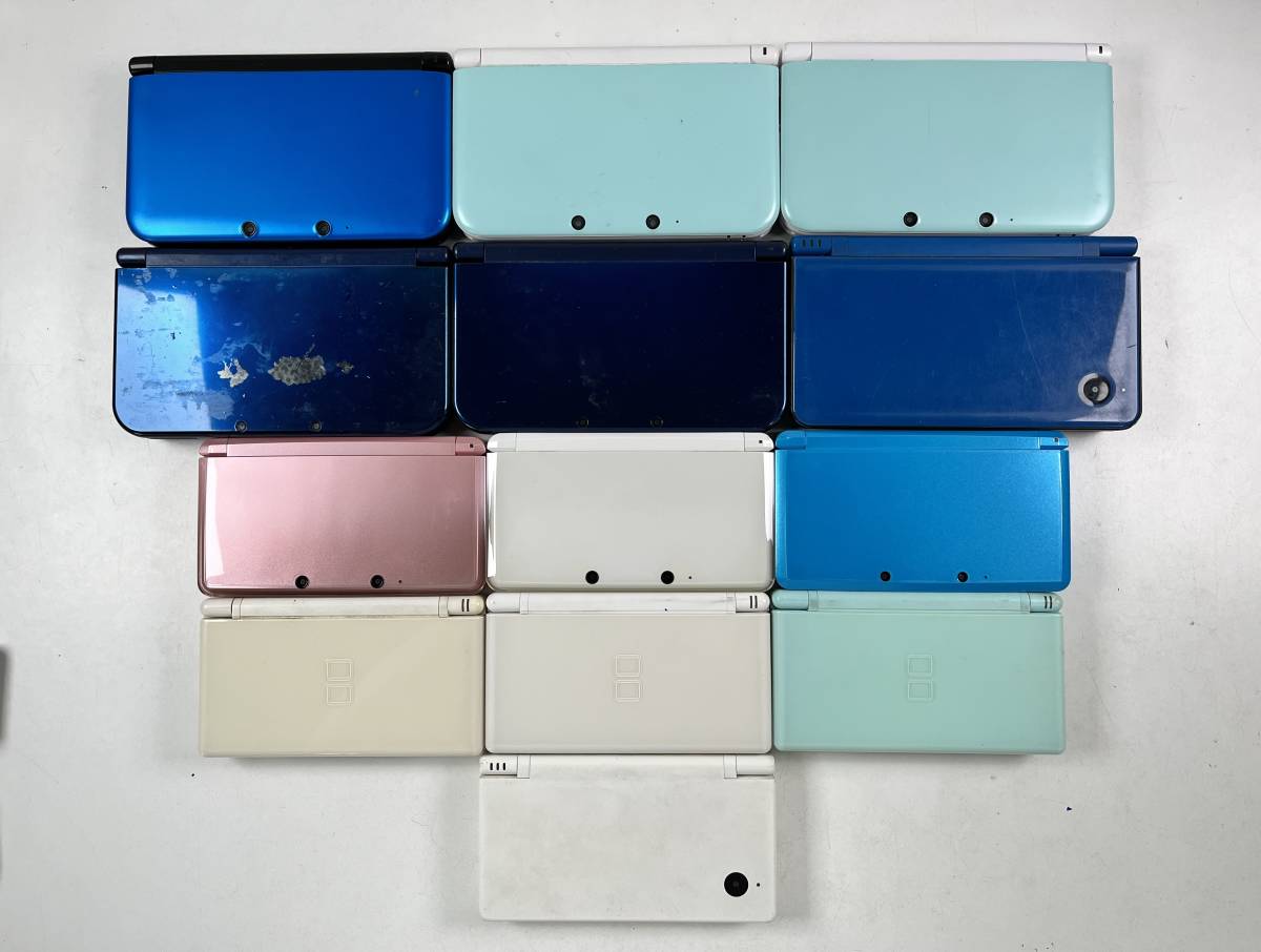 Nintendo new 3DS LL 3DS LL 3DS DS Lite DS i 本体 13台 まとめ 任天堂 ゲーム機 動作未確認 ジャンク ＠80 8530-3(ニンテンドー3DS ...