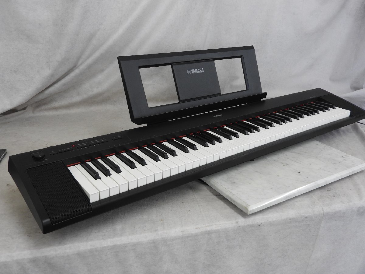 Yahoo!オークション - YAMAHA ヤマハ NP-32B Piaggero 電子キーボード...