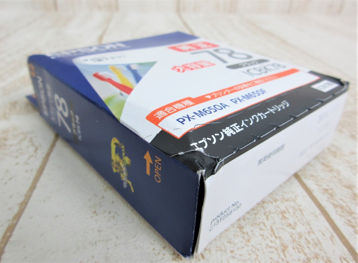 Yahoo!オークション - EPSON 純正インクカートリッジ 4個セット ICBK78...