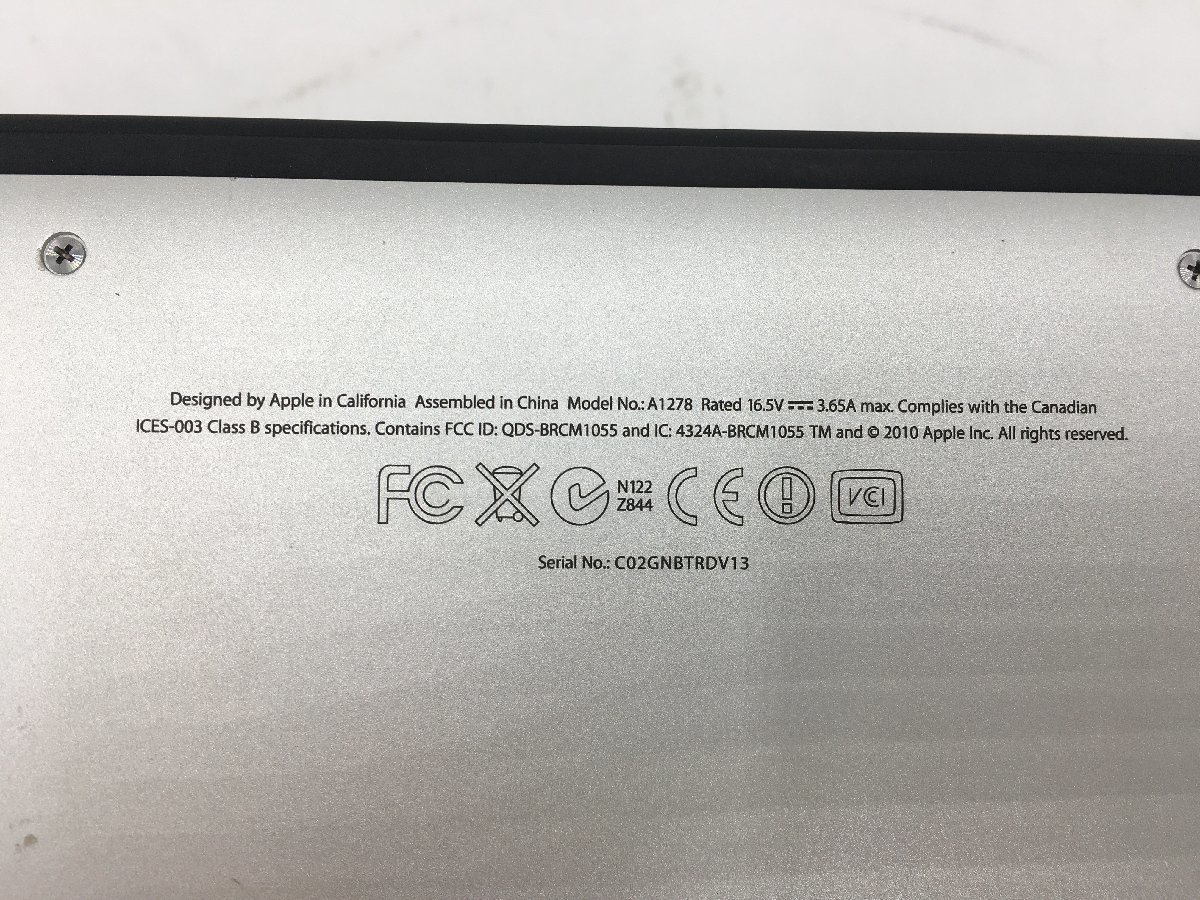 Apple アップル ノートPC/Core i5 2435M 第2世代 /HDD 500GB MacBookPro8.1/A1278 Blanccoにて消去済み 1027 N 22 ...