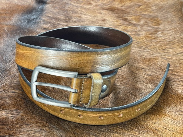 Yahoo!オークション - セレクト出品 DT-854A.本革.ライトブラウン 肉厚...