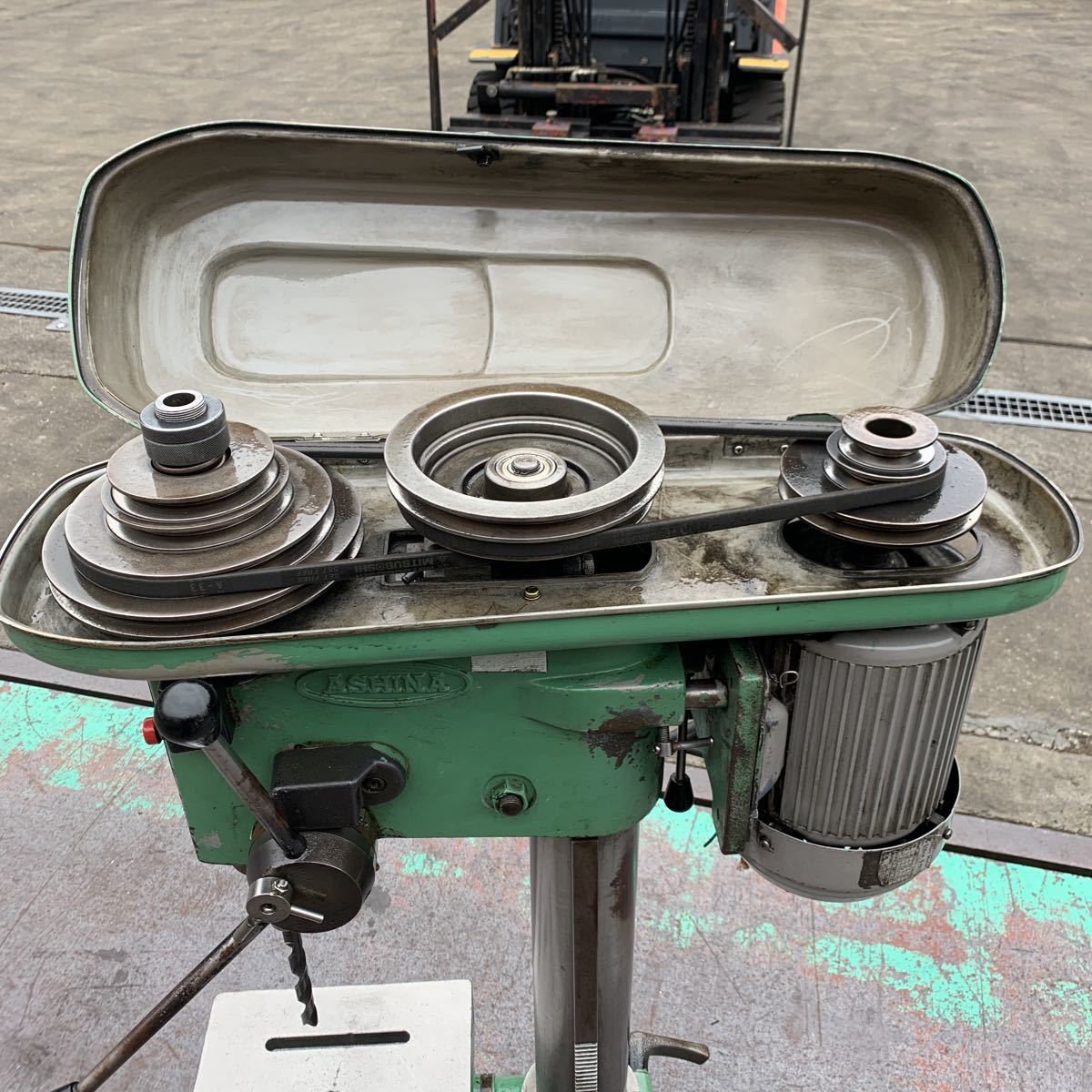 Yahoo!オークション - SS-1567 ASHINA ボール盤 ドリル タッピングマ...