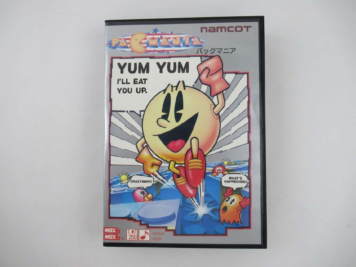Yahoo!オークション - P054/ 1円～ MSX2・MSX2+ソフト 「パックマニア ...