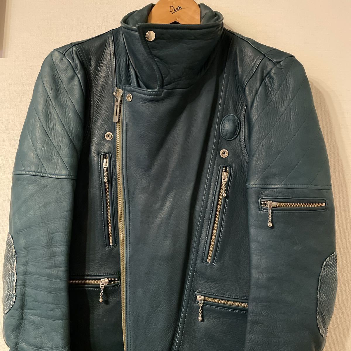 CYDERHOUSE サイダーハウス ディアスキン 鹿革 ダブルライダース CYDERHOUSE サイダーハウス ディアスキン 鹿革 ダブルライダース