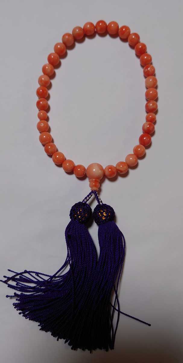 Yahoo!オークション - 数珠(珊瑚)