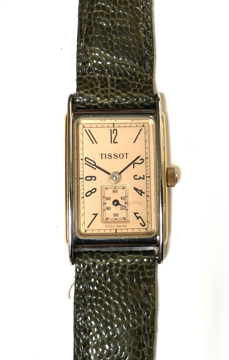 Yahoo!オークション - TISSO ティソ A222 電池交換済 中古 箱・国際保...