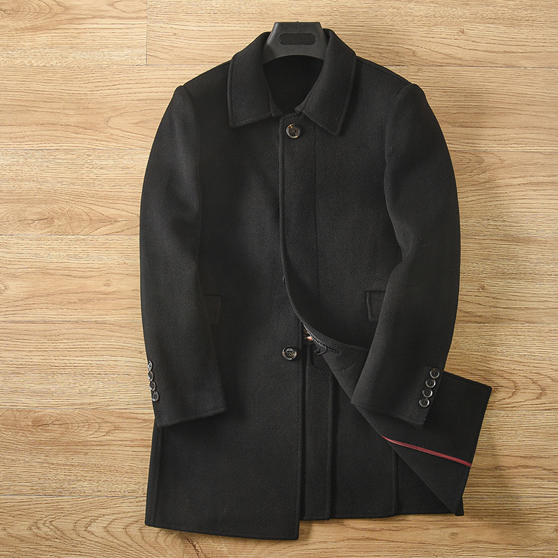 Yahoo!オークション - H023-(XL程度）【高級感】新品未使用 ウールコー...