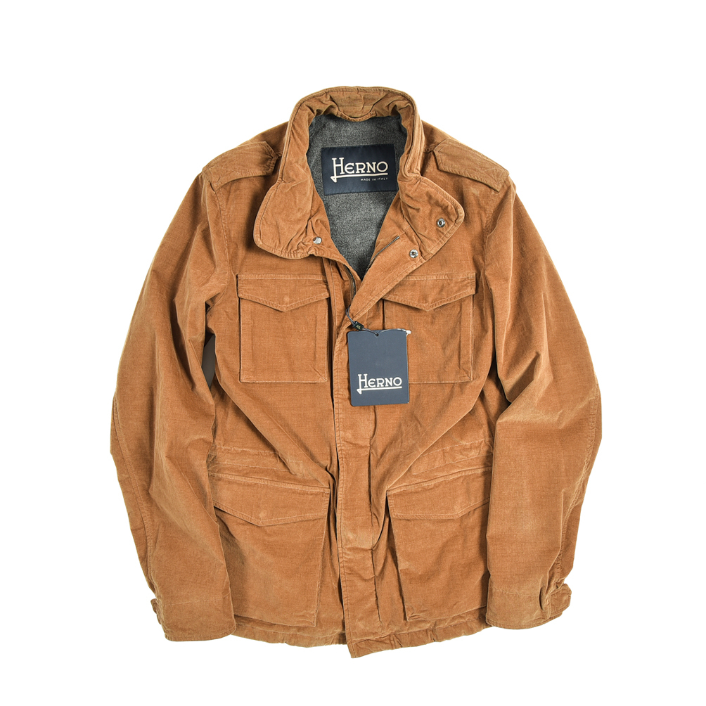 Yahoo!オークション - 新着 新品 訳あり ヘルノ HERNO M-65 コーデュロ...