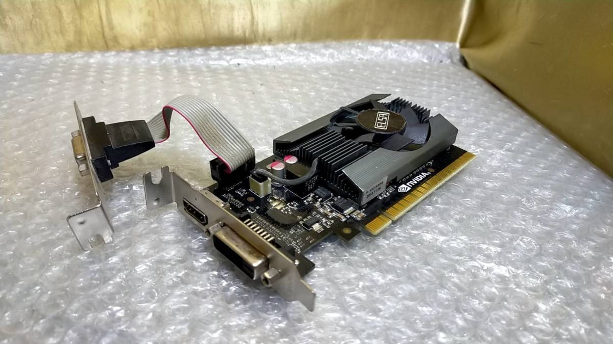 Yahoo!オークション - Z56 ロープファイル ELSA GeForce GT730 LP 1GB ...