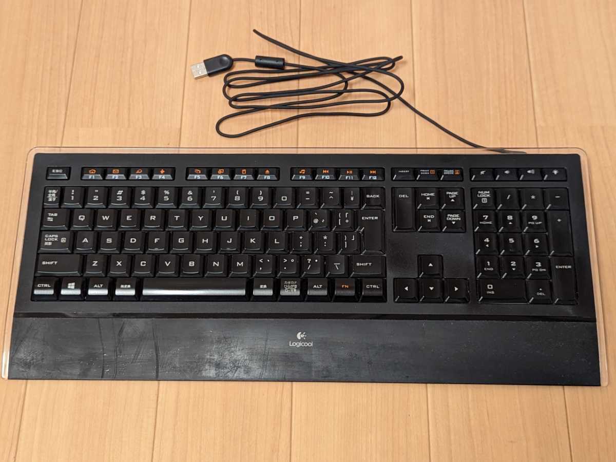 Yahoo!オークション - Logicool k740 イルミネイテッドキーボード illu...