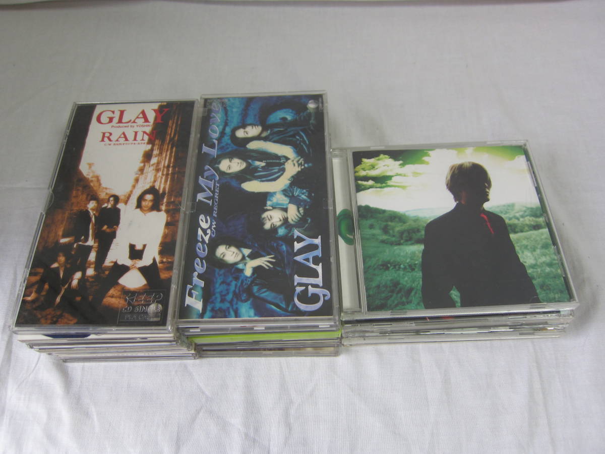 Yahoo!オークション - GLAY 8cmシングルCD 15枚 アルバム5枚 まとめて