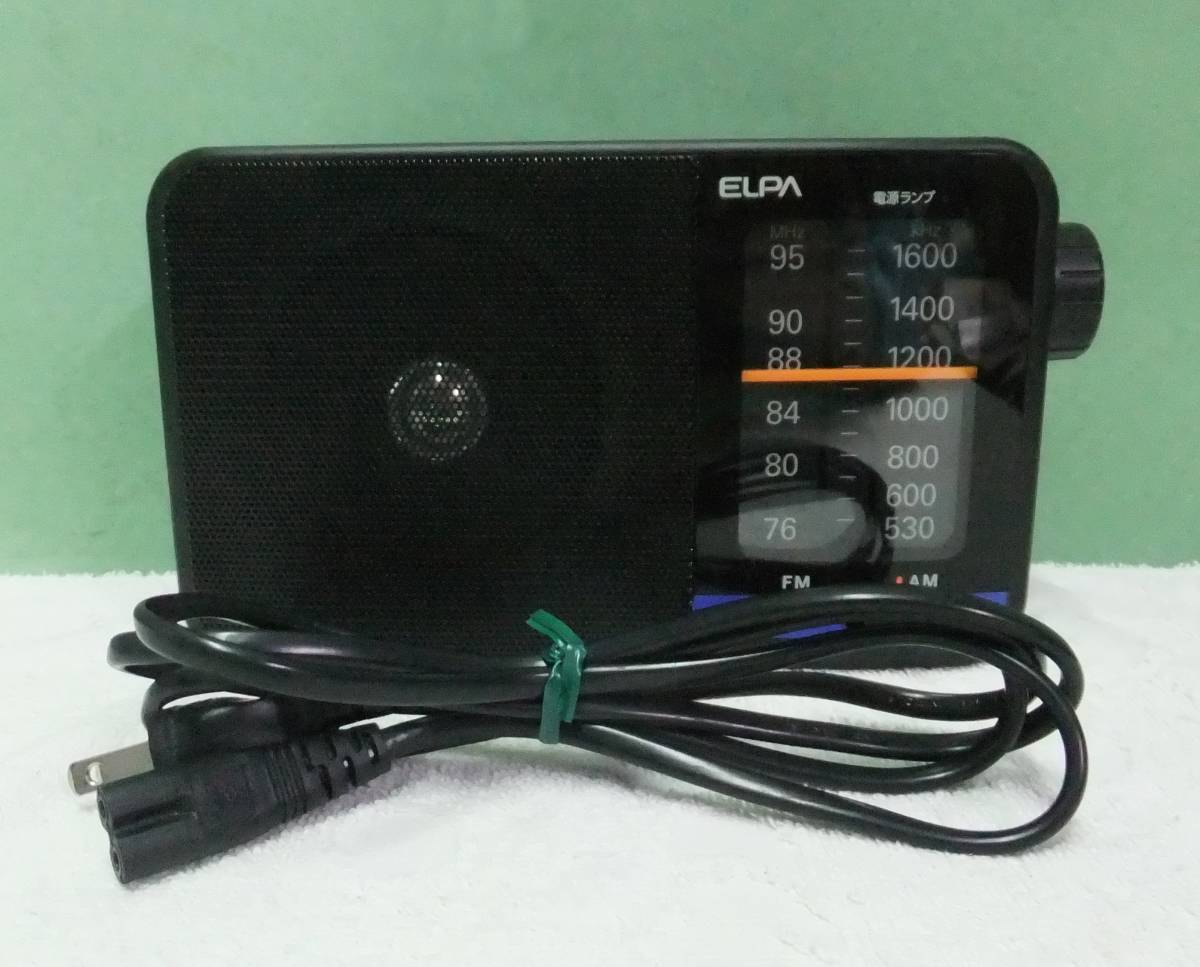 Yahoo!オークション - ELPA エルパ AM FM ポータブルラジオ ER-H100 中...