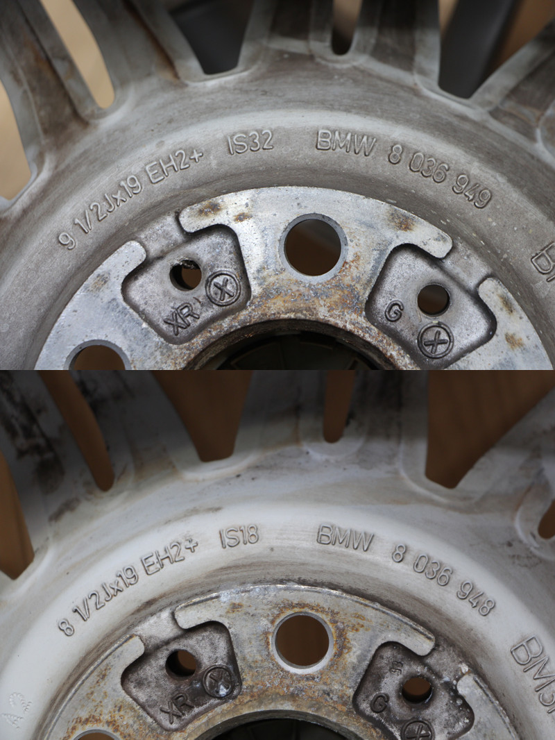 Yahoo!オークション - A767 希少 BMW 純正 Mスポーツ E60 5シリーズ 19...