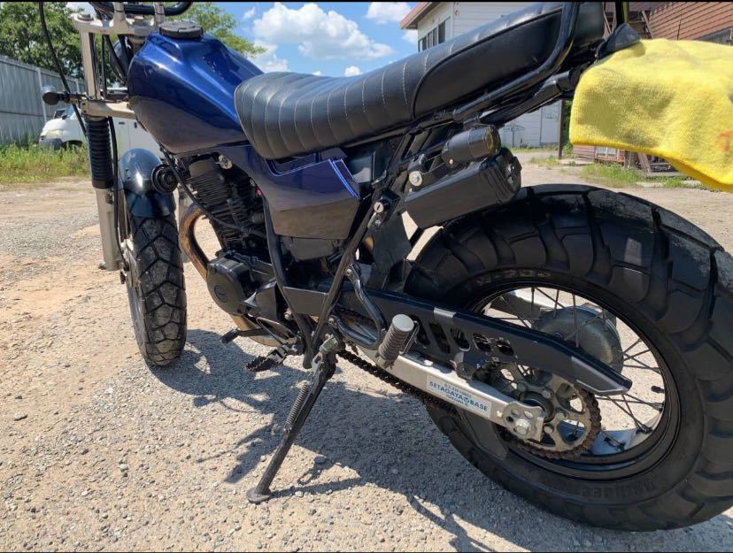 Yamaha TW200 Ska tune Actual Work Real Yahoo Auction Salling