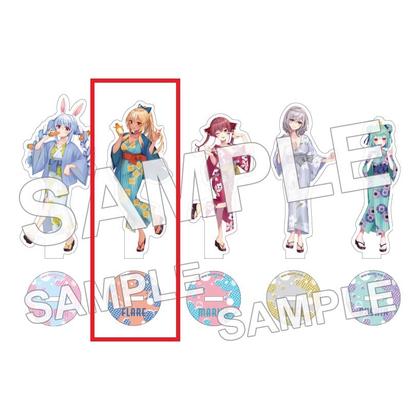 日本代購代標第一品牌【樂淘letao】－ホロライブ×極楽湯フロライフ アクリルスタンド 浴衣ver 不知火フレア アクリルフィギュア Hololive Acrylic Figure Stand ...