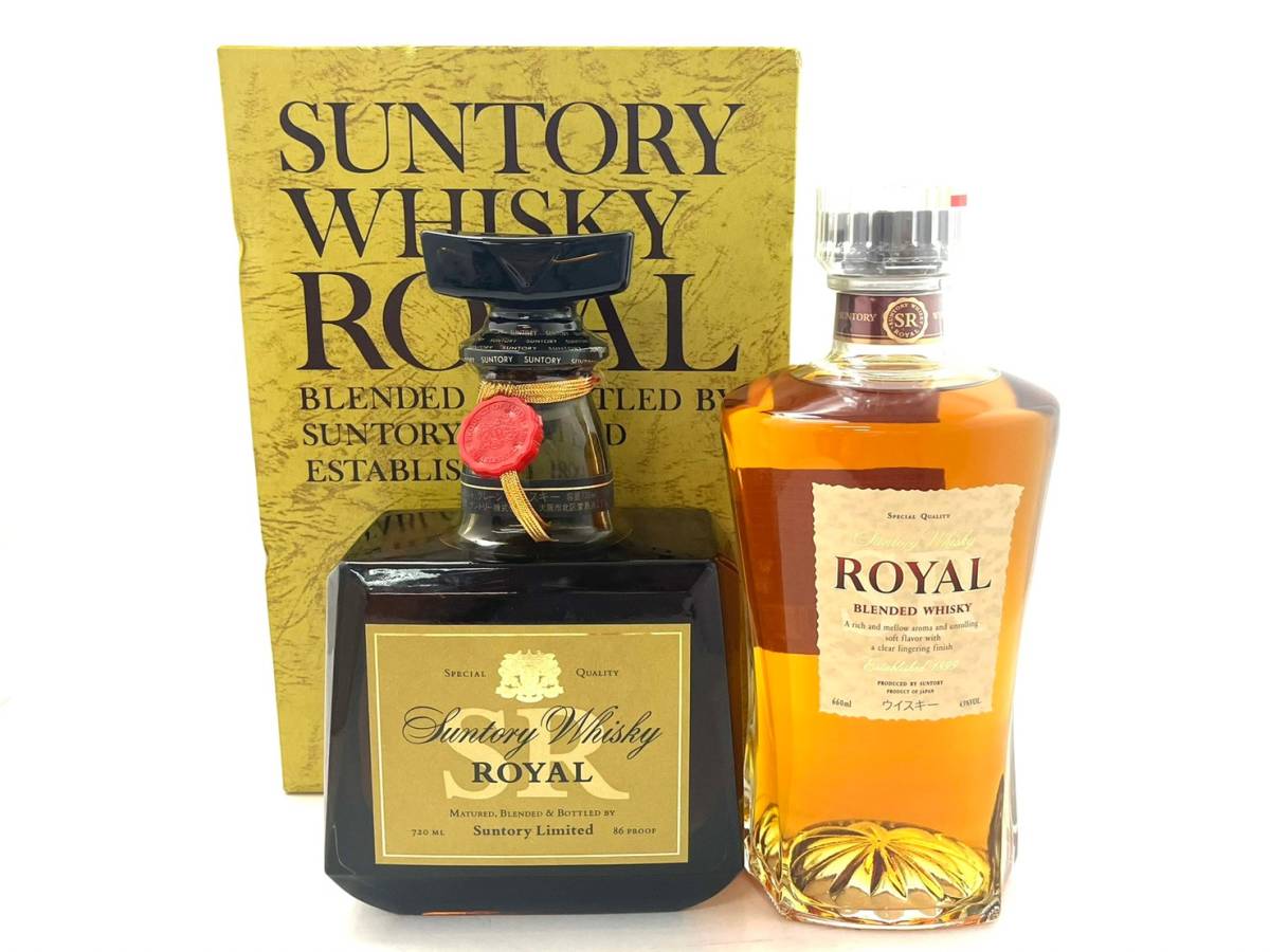 Yahoo オークション 【未開栓】ウイスキー 2本おまとめ Suntory サン